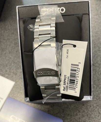 Seiko 5 Five Sports SRPK31 Automatic Mid Size Watch beige Dial Made ...