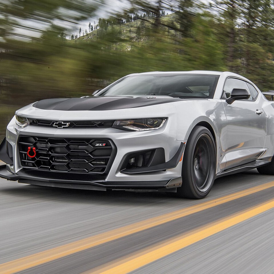 Red Racing Style Aluminum Tow Hook Retrofit For Chevy Camaro SS ZL1 ...