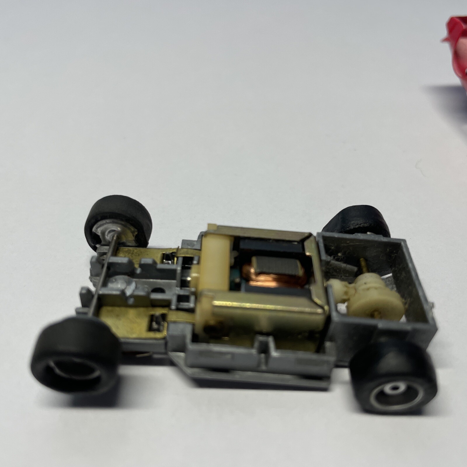 Tyco RED & White Camaro Z28 HO Race SLOT CAR HP2 Flex chasis Working ...