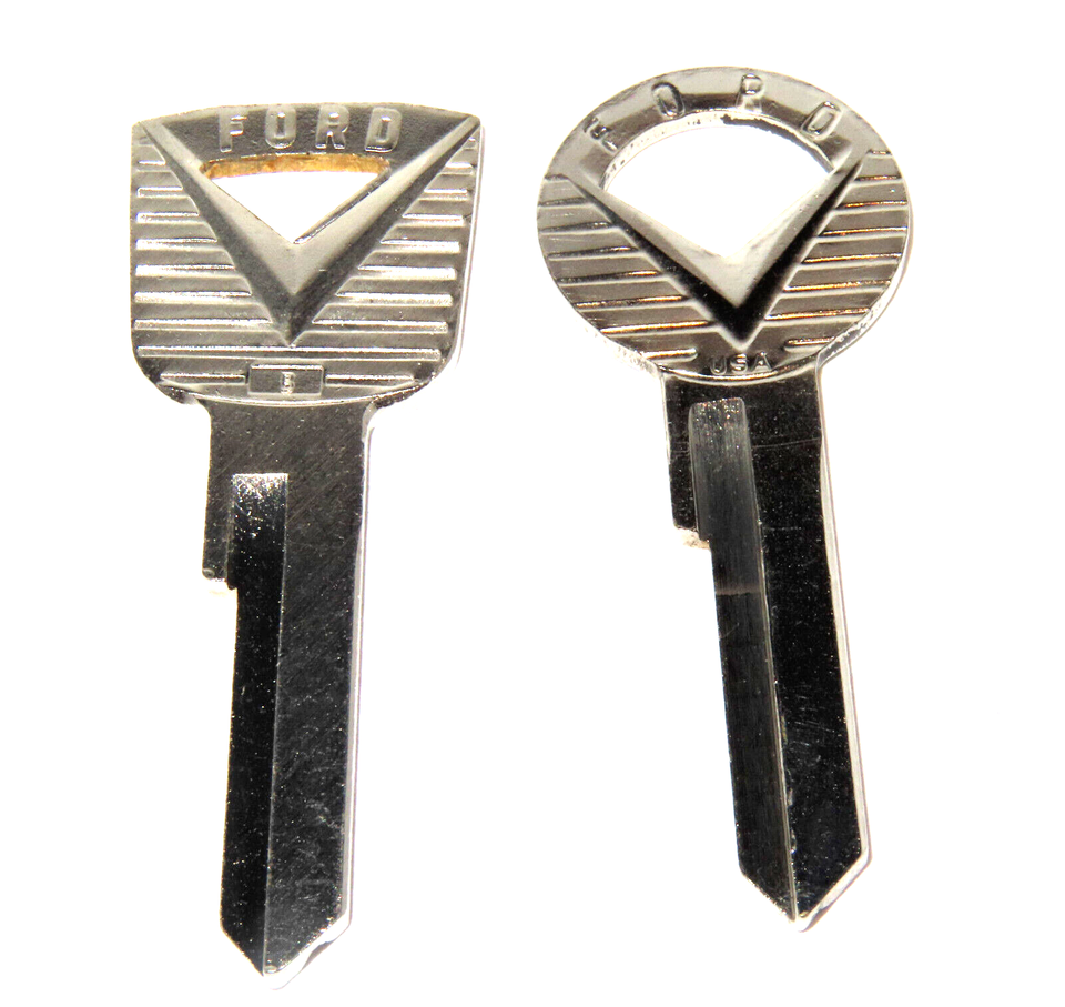 KEY BLANKS FORD GALAXIE 1960 1961 1962 1963 1964 Two Ford Logo ...
