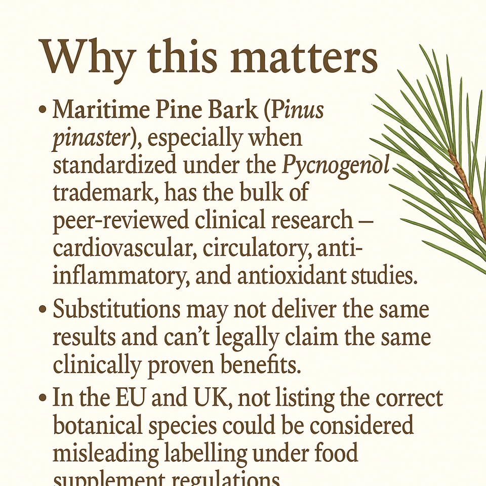 Genuine French Maritime Pine Bark Extract, Prostate & BPH Support, 60 ...