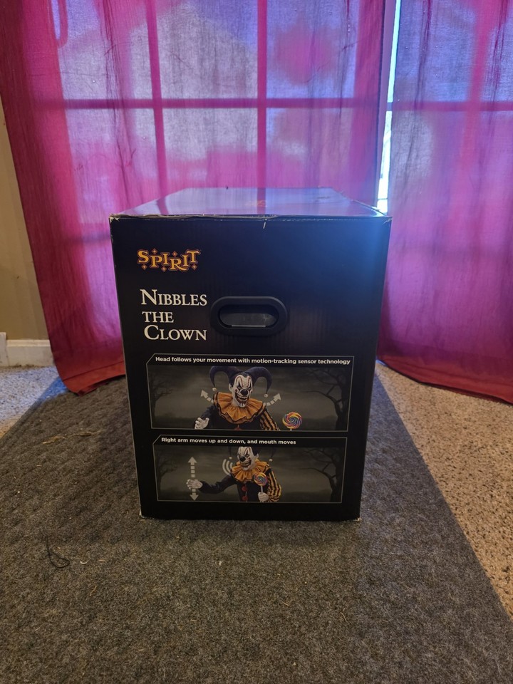 Spirit Halloween 2024 Nibbles The Clown Animatronic Halloween Prop SOLD ...