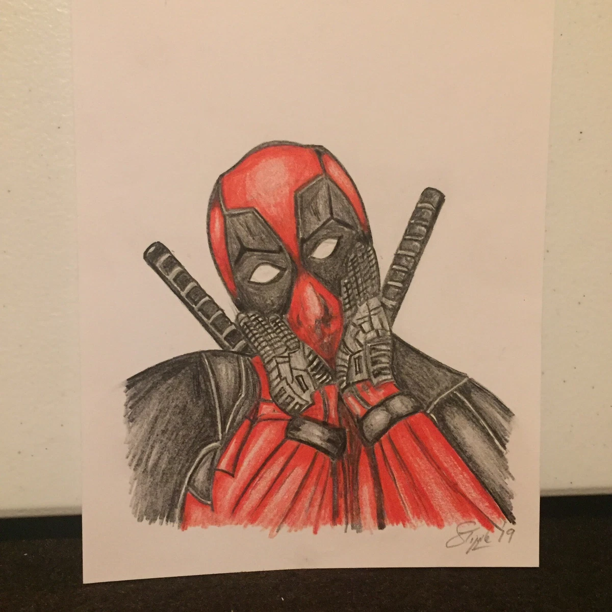 Marvel Deadpool Drawings