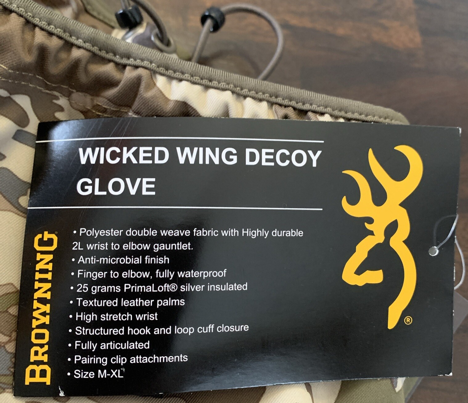 Browning Wicked Wing Decoy Gloves Size Large | eBay