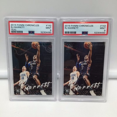 RJ Lot 2 PSA 9 Mint Teal Barrett Rookie 2019 Chronicles Panini 142 ...