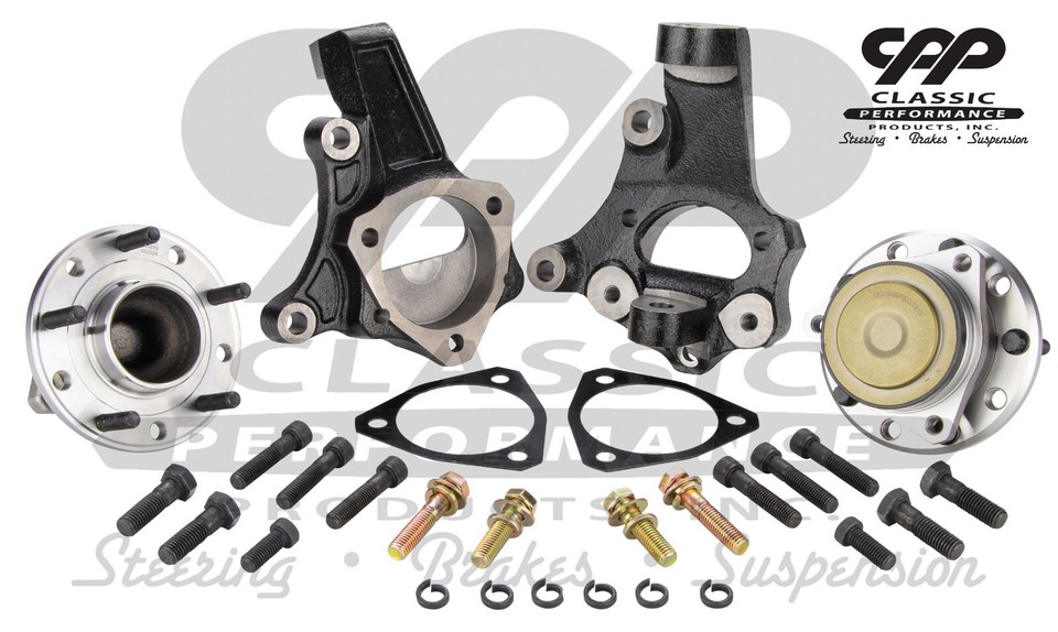 C5 Corvette Front Disc Brake Spindles AFX Body Tall Spindle Set PARTS ...