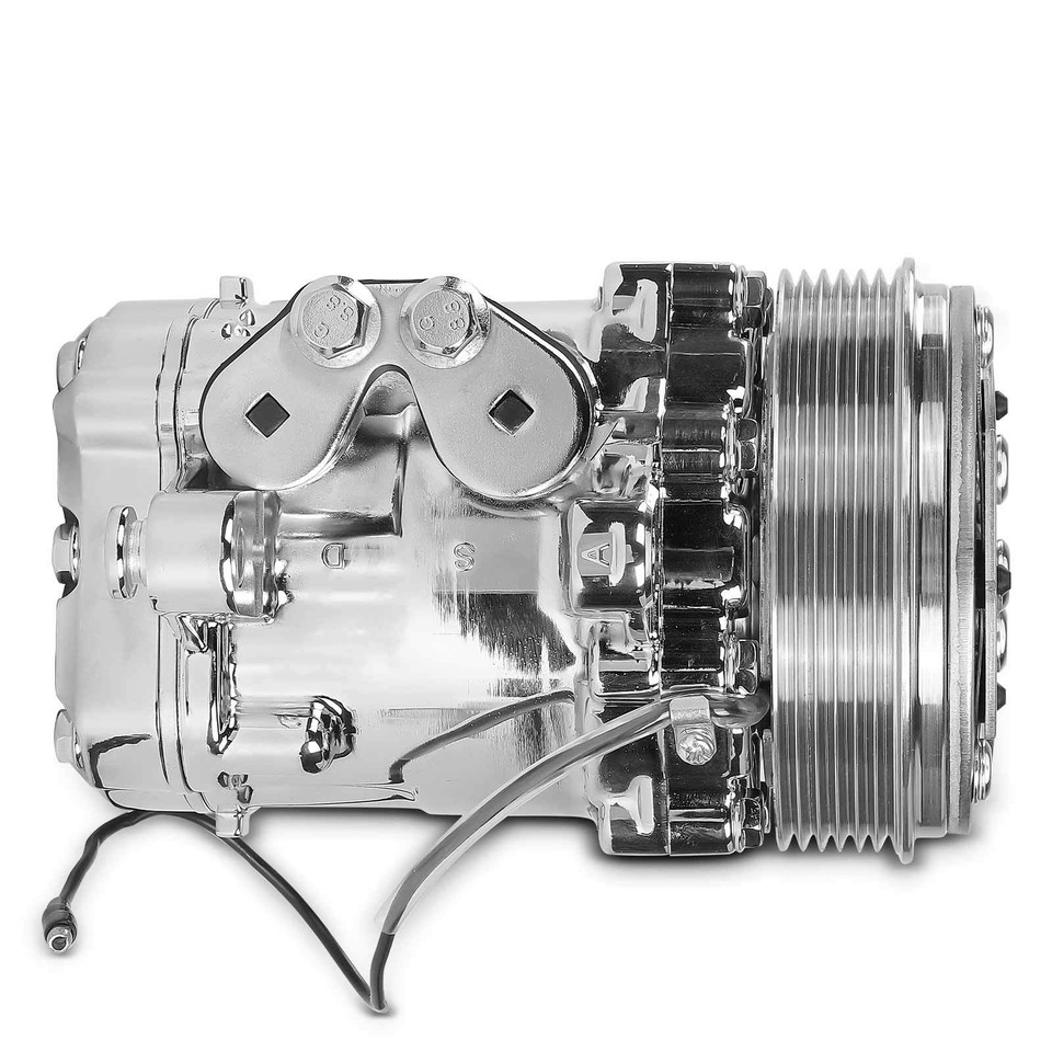 A/C Compressor with Clutch for Sanden SD7 Style 6-Groove Serpentine ...