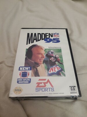 Madden NFL 95 - Sega Genesis - Brand New & Sealed! - Item # 13 ...
