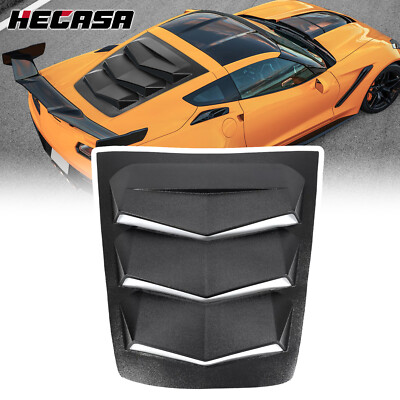 HECASA Rear Window Louver Sun Shade Cover For 14-19 Corvette C7 Coupe ...