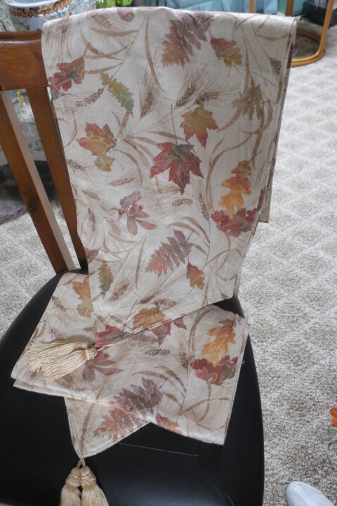 Pair of Harvest Home 13"x 60" Fall, Thanksgiving Table Runner Berries ...