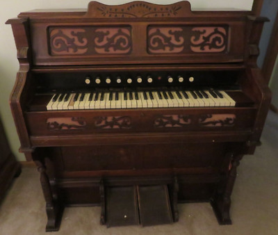 Vintage Estey Parlor pump organ Brattelboro Vermont BELLOWS WORK | eBay