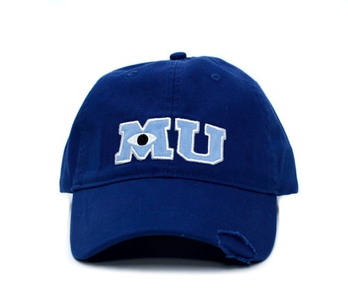 MU Applique Hat Monster Cap University Adult One-Size Royal Blue ...