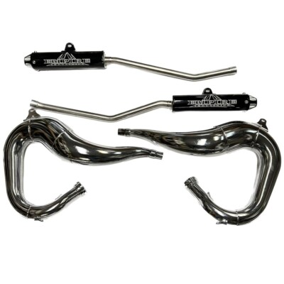 Empire Industries Black Full System Exhaust Pipe Yamaha Banshee 350 All ...
