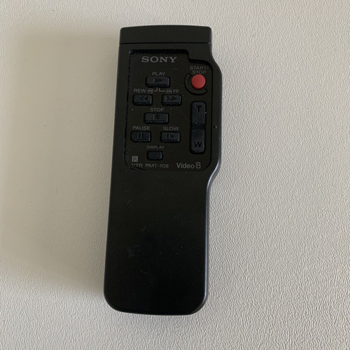 Genuine SONY CCD-TRV Series Video 8 Digital Handycam Remote Control VTR ...