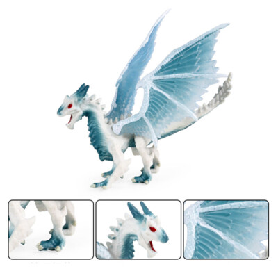 Creatures Blue Ice Dragon Toy Action Figure Model Toy Gifts for Kids ...