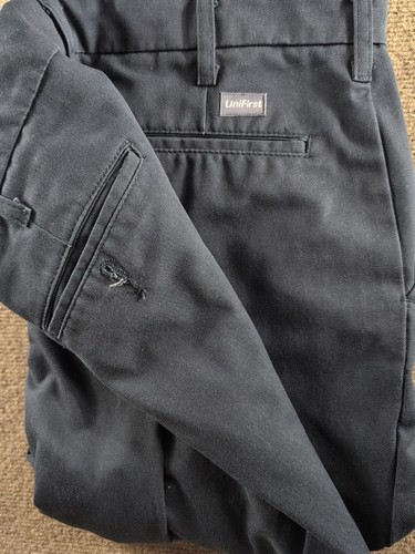 Unifirst Mens Size 36x30 Black Work Pants | eBay