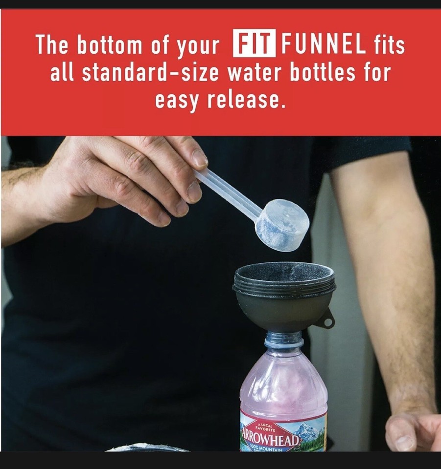 Supplement & Protein Funnel Portable Container Color Coded For Pre ...