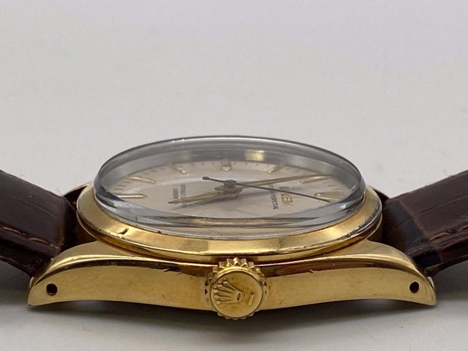ROLEX OYSTER PERPETUAL 6634 GOLD CAPPED 34mm AUTOMATIC WATCH. | eBay