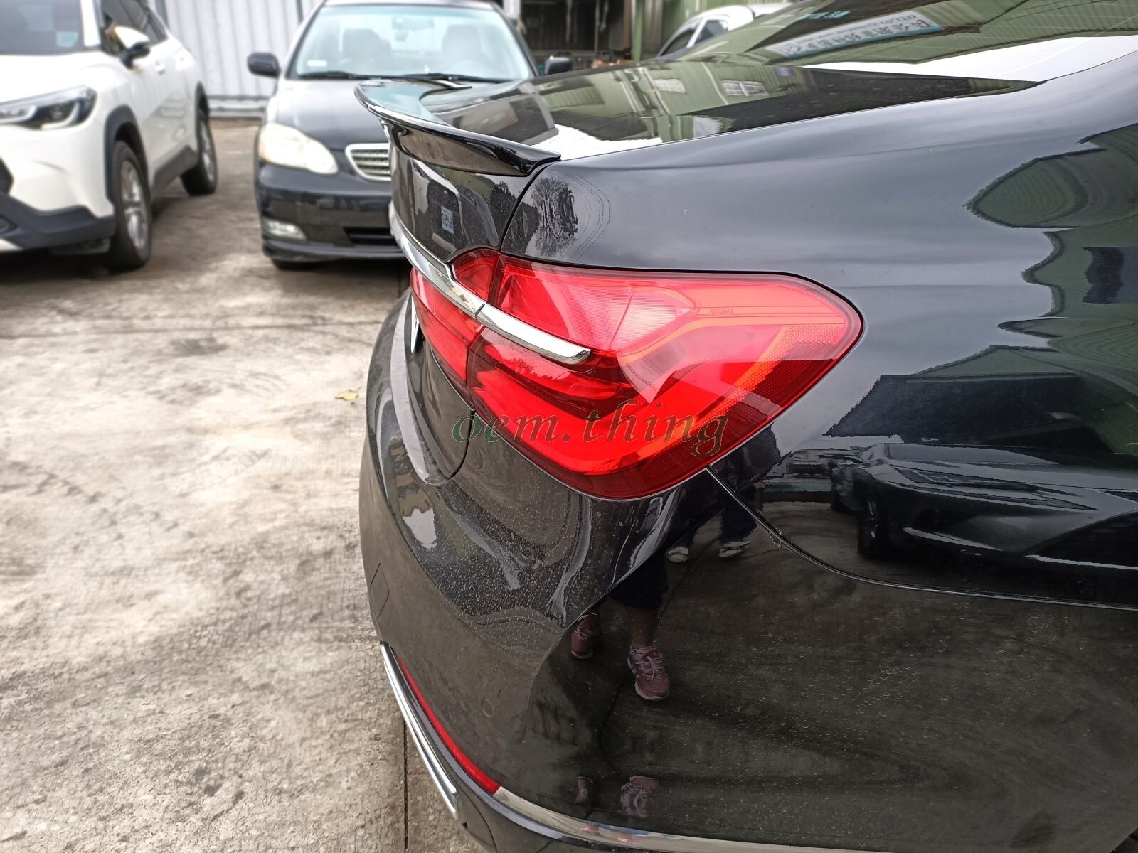 Carbon Fit for BMW 7er G11 G12 4dr a LOOK Rear Trunk Boot Spoiler 2016 ...