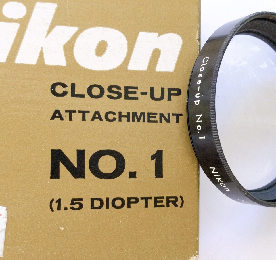 【MINT】Nikon Close-Up Attachment No. 1 +1.5 dipopter Lens in genuine Box ...