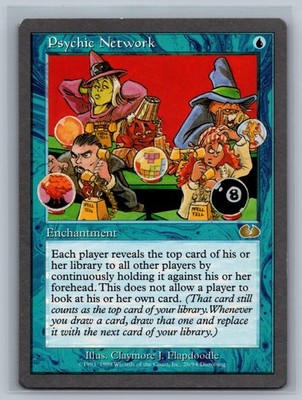 Magic The Gathering Unglued Psychic Network #26/94 MTG TCG CCG | eBay