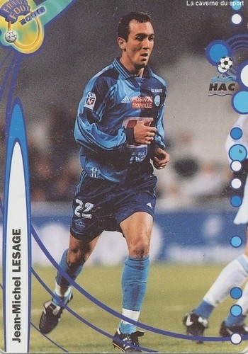 053 JEAN-MICHEL LESAGE LE HAVRE HAC CARD DS FOOTBALL CARD 1999-2000 | eBay
