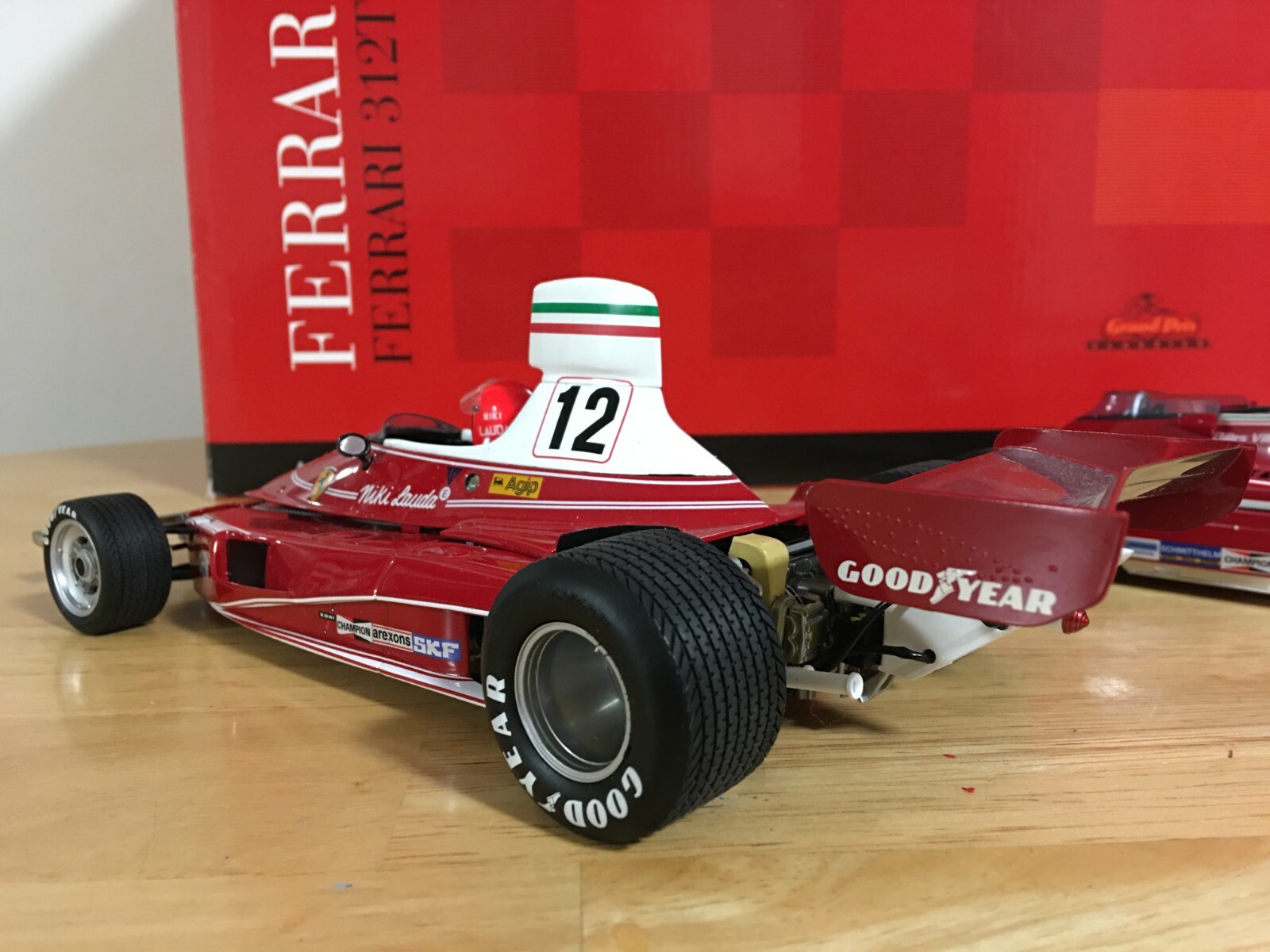 Niki Lauda and Gilles Villeneuve 1975 Ferrari 312T4 F1 Gift Set 1 of ...
