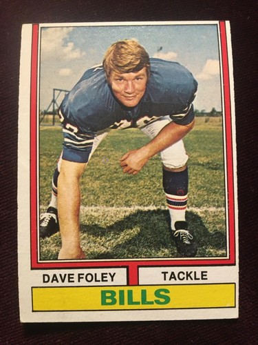 1974 Topps #346 Bills Dave Foley Football Card | eBay