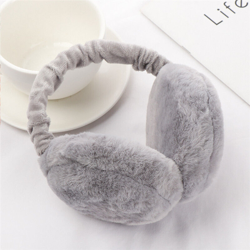 Women Men Winter Super Soft Ear Muffs Warmer Ladies Earflaps Cosy Cold ...