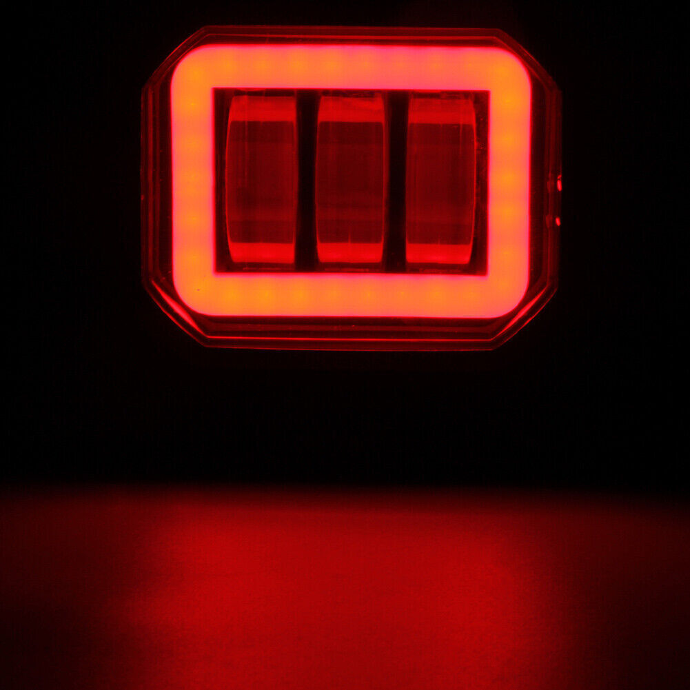 Square LED Work Light Bar 12V 24V Portable Spotlights Motorcycle Off po ...