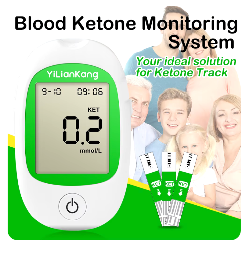 BLOOD KETONE Meter Test KIT, KETO Monitor Testing System OPTIMIZE DIET ...