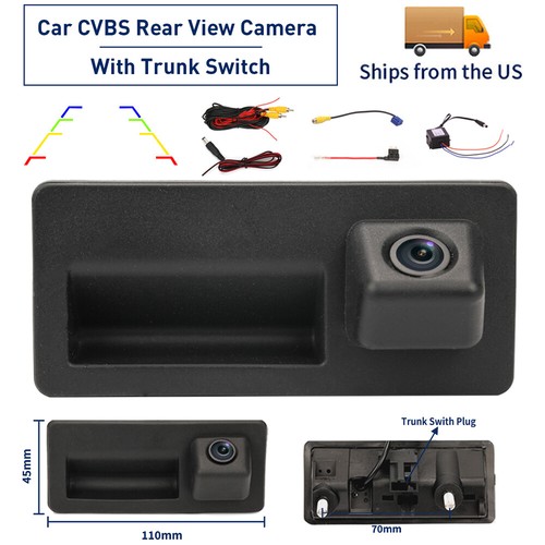 Car Trunk Handle Rear View Backup Parking Camera for VW Jetta RCD330 ...