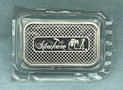 SilverTowne 1 Troy Oz .999 Fine Silver Bar Eagle - Sealed | eBay