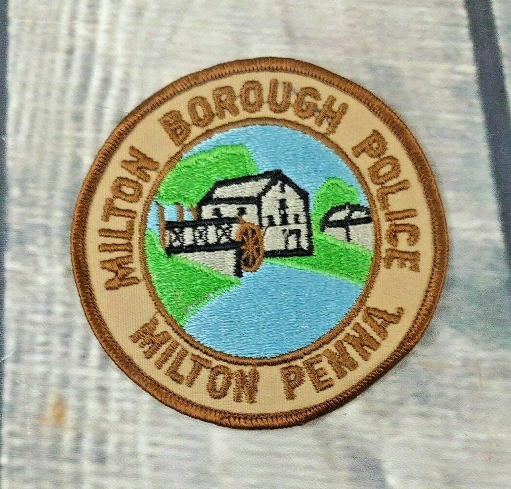 Milton Borough Police (Pennsylvania) Shoulder Patch from 1998 4" | eBay