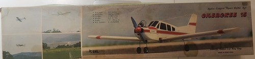 Vintage Scientific Hobbies Cherokee 15 43.5” W/S R/C Balsa Model ...