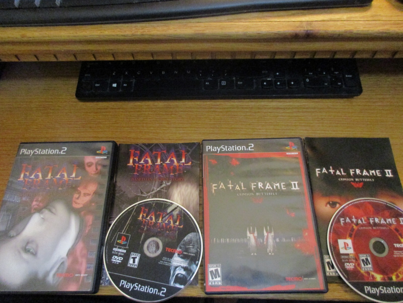 PS2 Fatal Frame I & II Crimson Butterfly (Playstation 2) Complete Free ...
