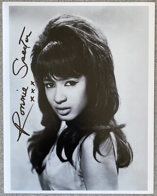 Ronnie Spector Signed In Person 8x10 B&W Promo Photo - Authentic, The ...