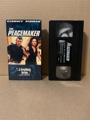 The Peacemaker (VHS, 1998) George Clooney, Nicole Kidman-Bulk Shipping ...