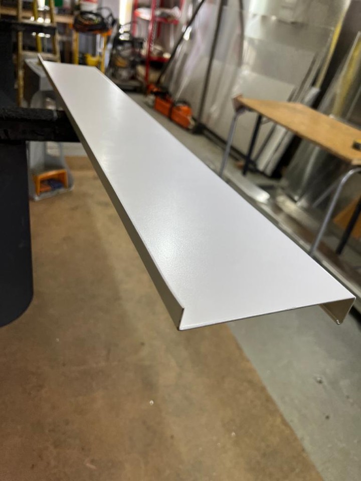 ALUMINIUM WINDOW CILL IN RAL 9010 PURE WHITE 30mmx150mmx20mm LENGTH ...