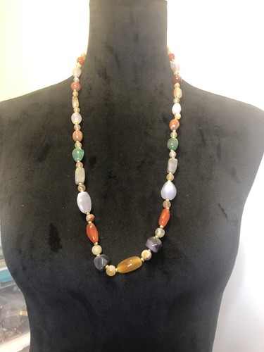 Vintage multi color stone - Gem