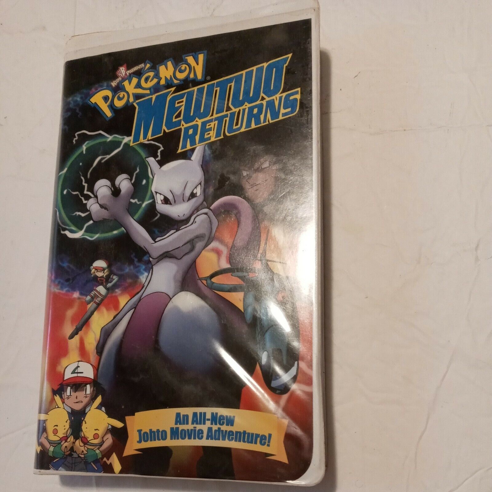 Pokemon Mewtwo Returns Movie Vhs Johto Adventure Clamshell