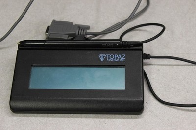 Topaz T-LBK462-B-R Backlit LCD SignatureGem Pad | eBay