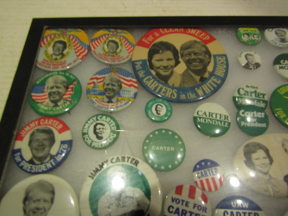HUGE LOT VINTAGE POLITICAL PINS PINBACK PRESIDENT ELECTION CAMPAIGN ...