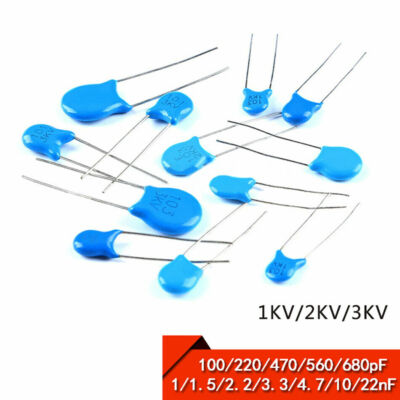High Voltage Ceramic Capacitors 1KV 2KV 3KV 101 102 103 152 221 222 223 ...