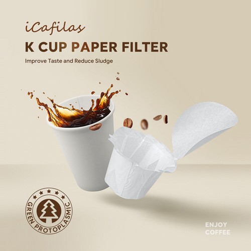 Coffee Filters Refillable Coffee Disposable Paper Coffee Maker K Cup ...