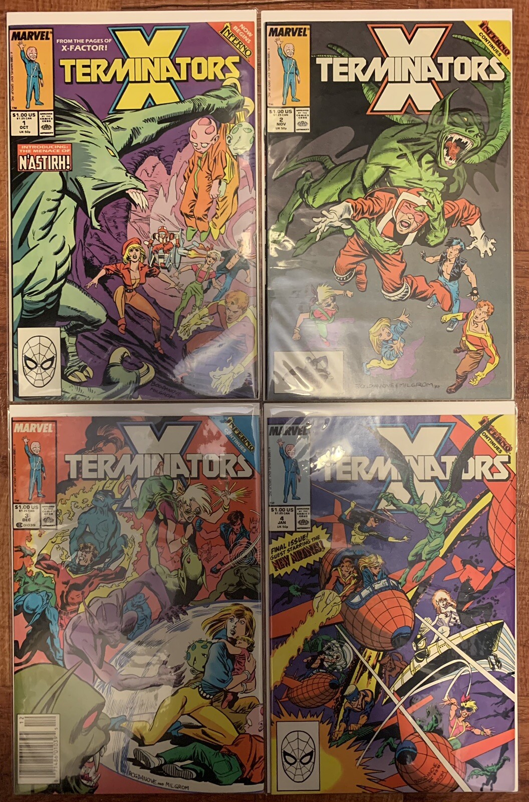 Marvel X Terminators Comic Books 1-4 | eBay