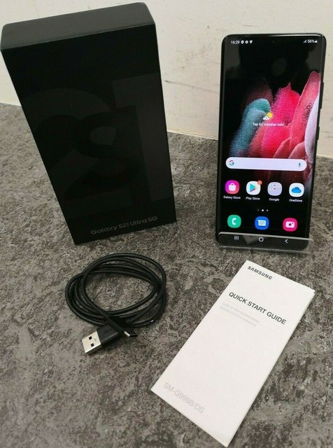 Samsung Galaxy S21 Ultra 5g Sm G998b Ds 128gb Phantom Black
