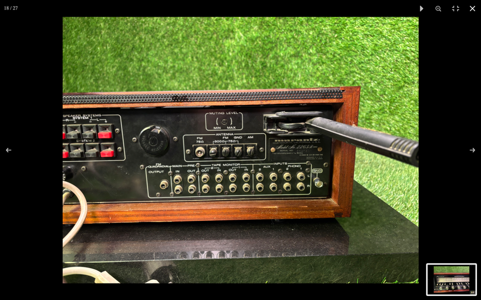 Marantz Model 2265B Receiver Black Version mit Woodcase – geprüft & top ...