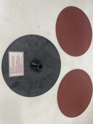Shopsmith 510/520 12" steel Disc, 2 Sandpaper Discs Free Shipping | eBay