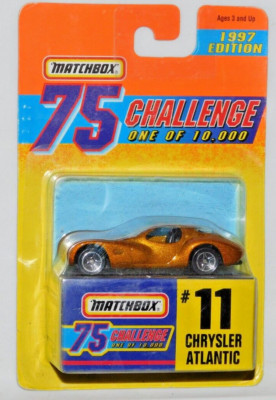 1997 MATCHBOX 75 CHALLENGE #11 CHRYSLER ATLANTIC 1 OF 10,000 | eBay